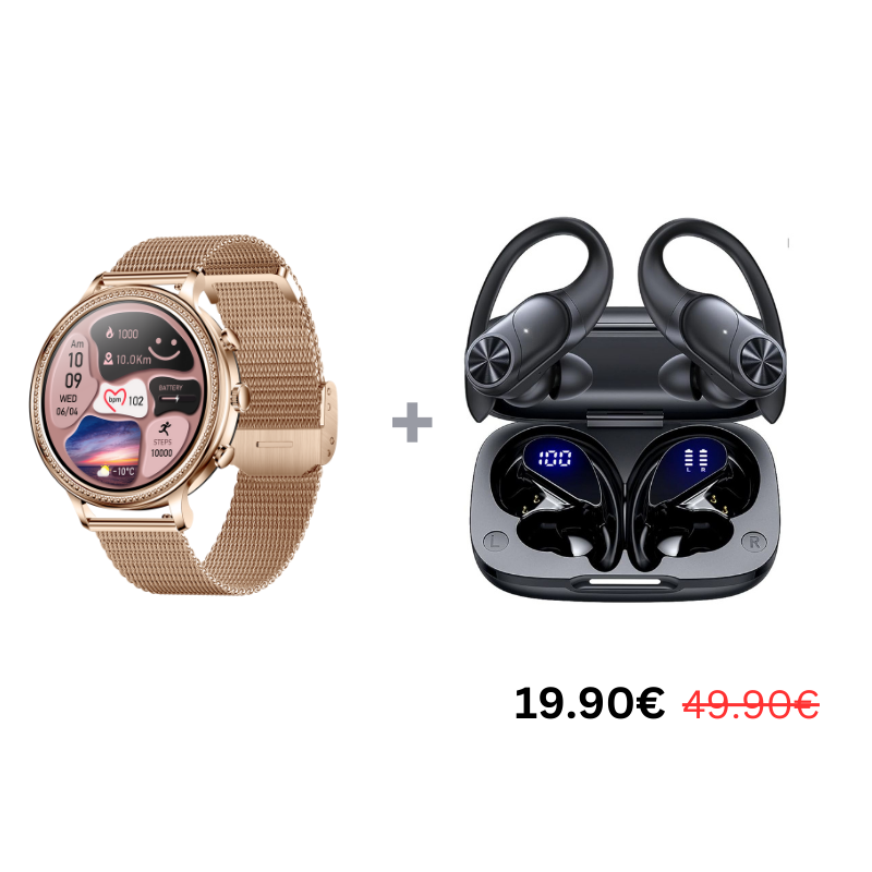 Watchily SmartLady, Montre Connectée Femme, Appels et SMS – Watchily France